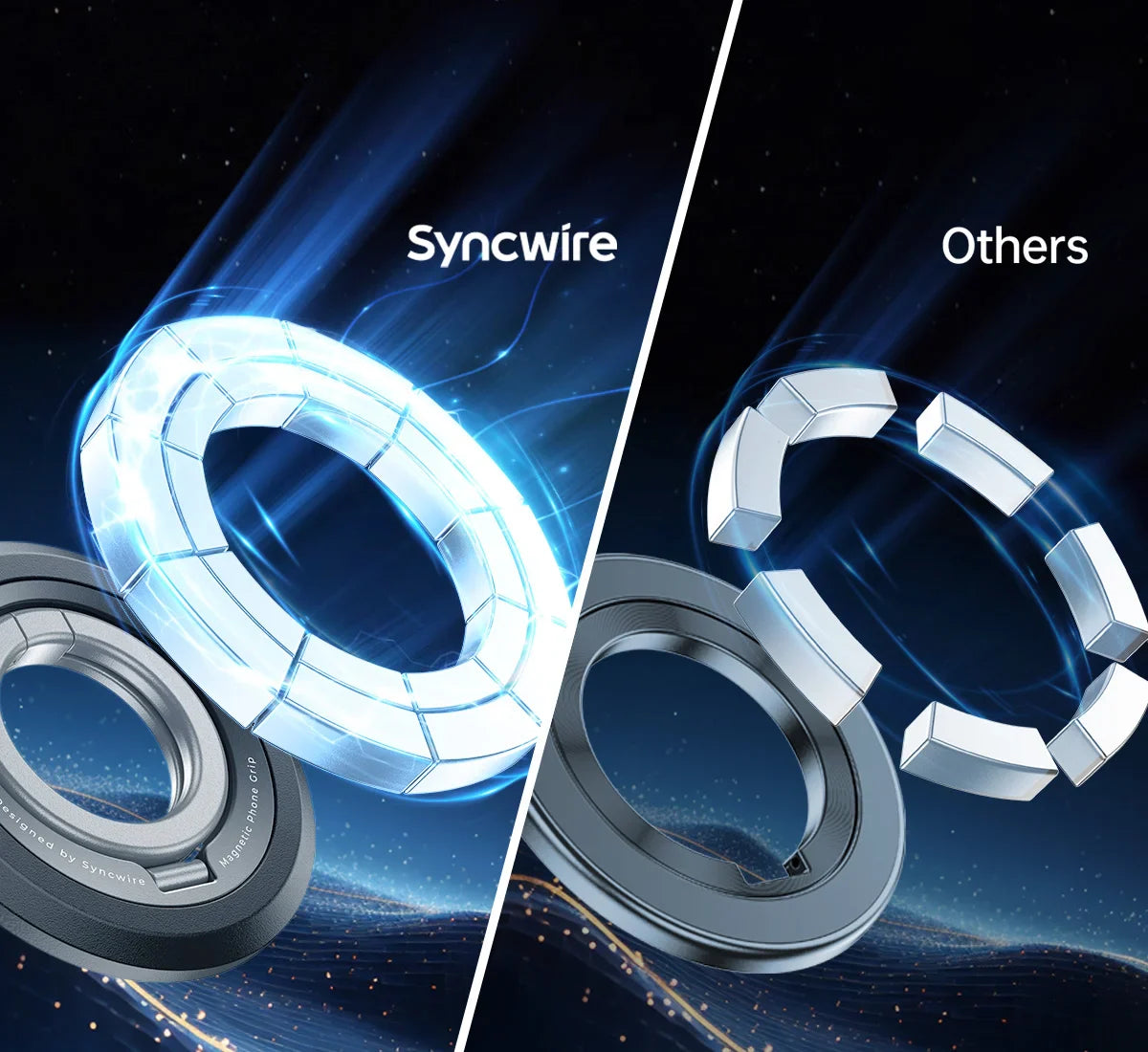 5x Stronger! Syncwire N52 Magnetic Phone Grip